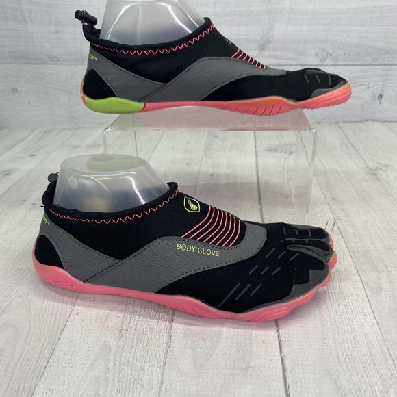 Body Glove | Shoes | 3t Body Glove Women Barefoot Pink Black Gray 3 Toe ...
